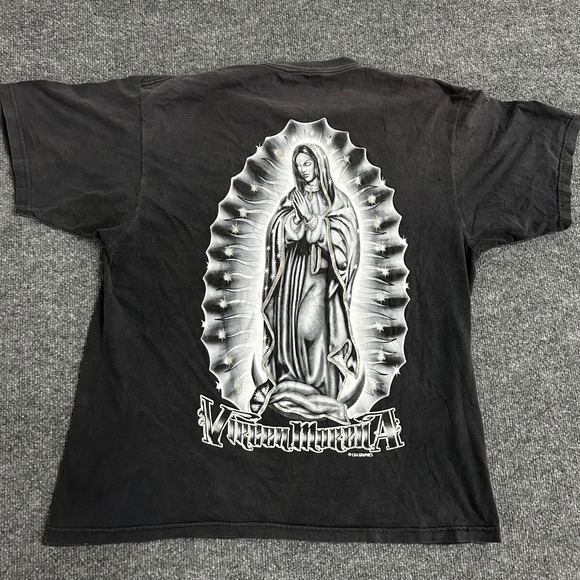 CGH Graphics | Shirts | Cgh Graphics Tshirt Mens Xl Black Virgin Mary ...